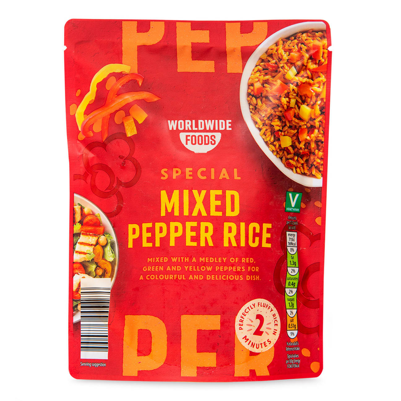 Special Mixed Pepper Rice Pouch | ALDI UK
